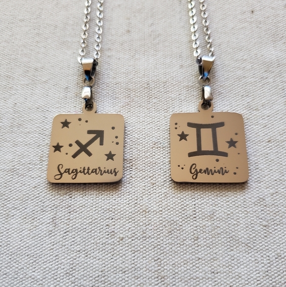 Teri's Jewels | Jewelry | Pick Your Zodiac Sign Pendant Necklace | Poshmark